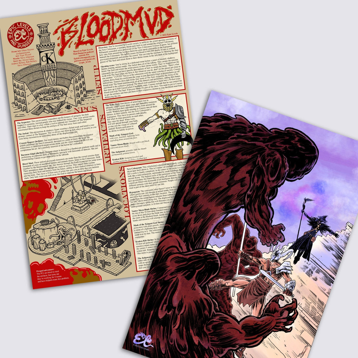 Blood Mud - Mad Dungeon Poster Series, #3