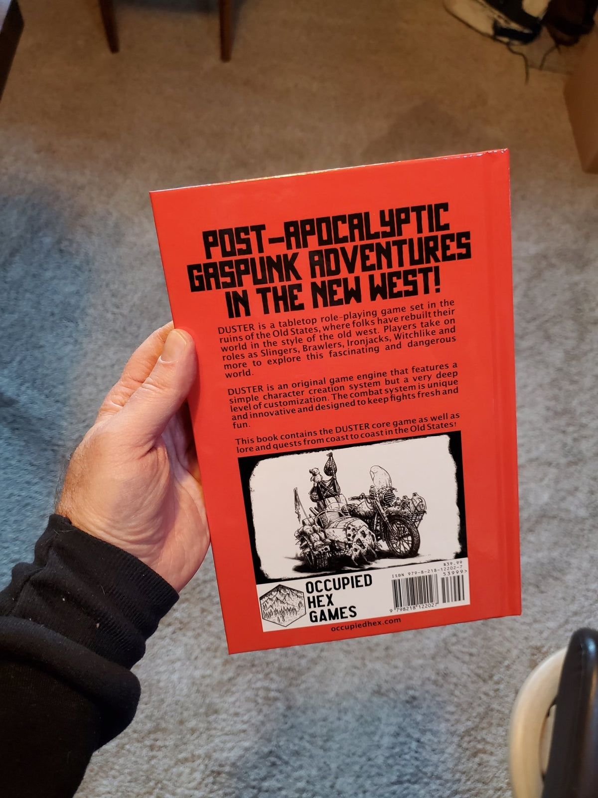 DUSTER: POST-APOCALYPTIC GASPUNK ADVENTURES IN THE NEW WEST + PDF