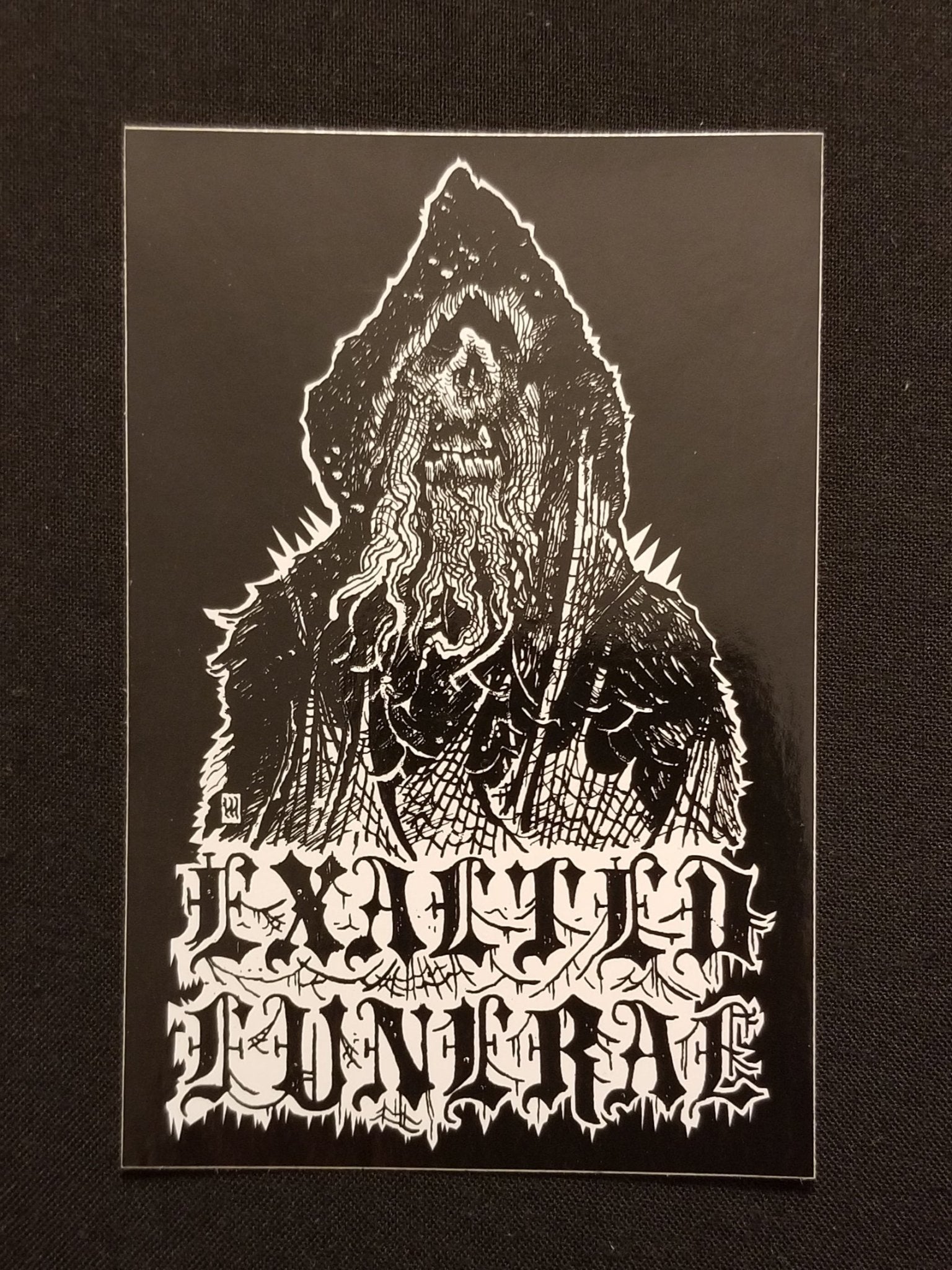 Exalted Funeral Stickers