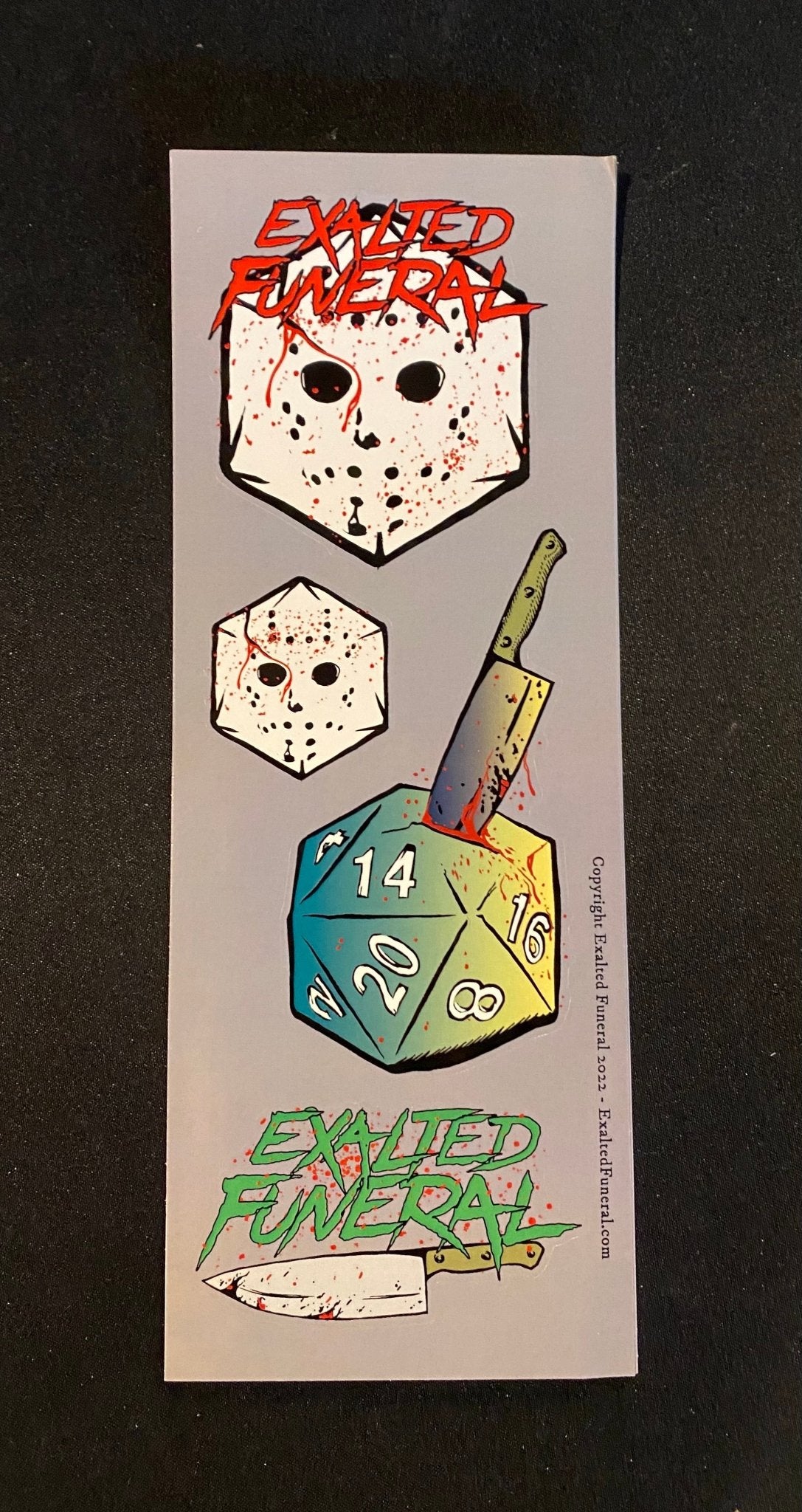 FUNERAL CHAPTER Sticker Sheet – Exalted Funeral