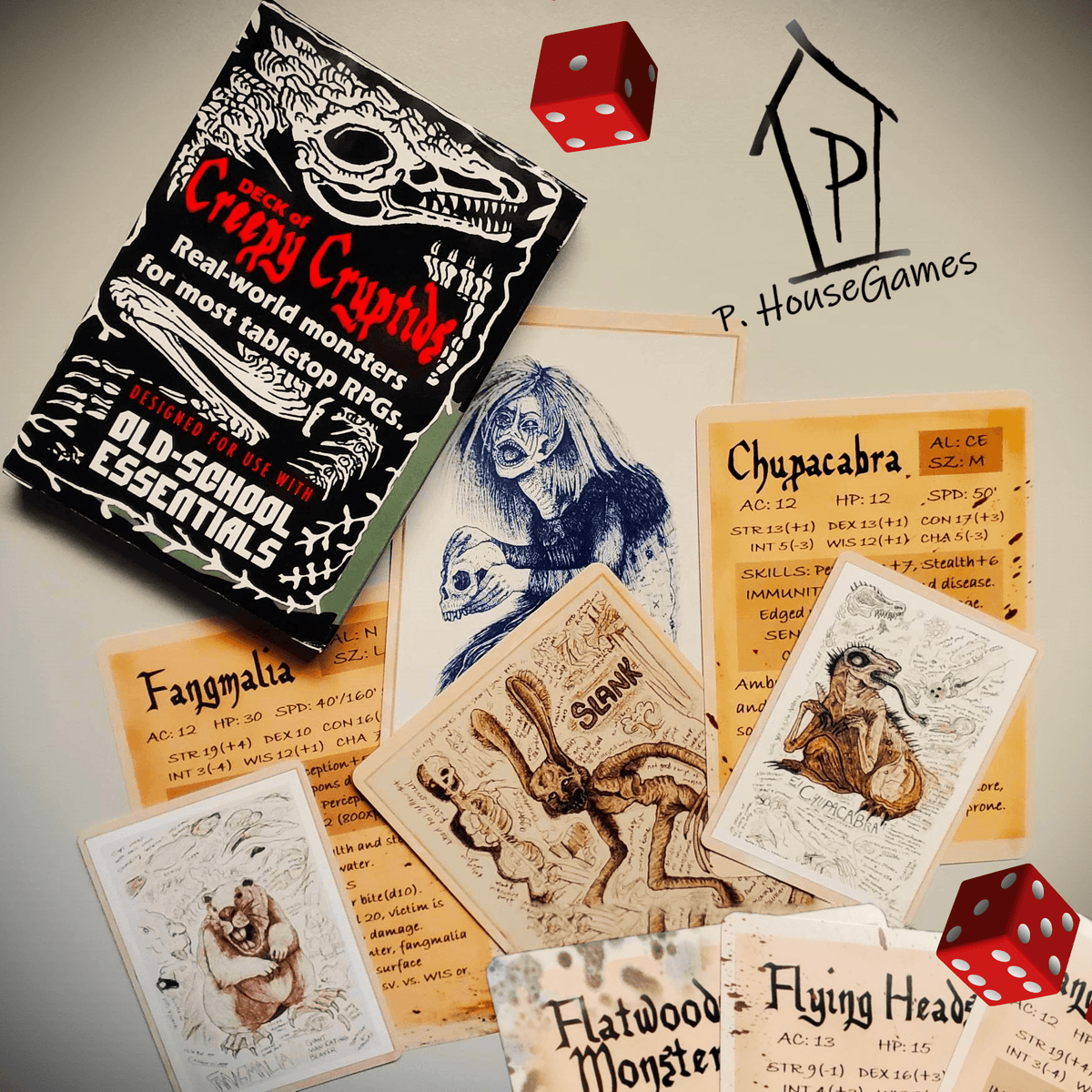 The Deck of Creepy Cryptids